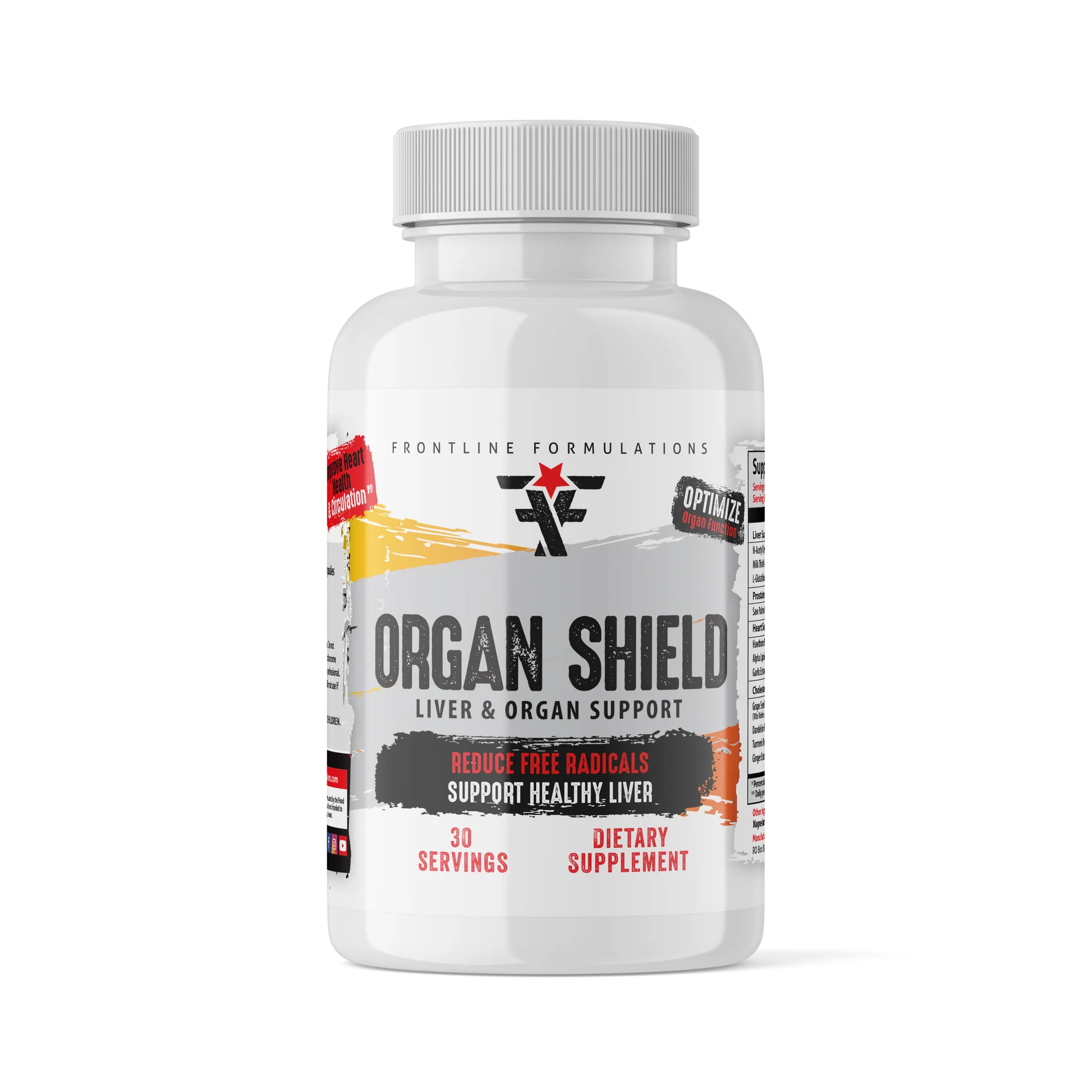 Frontline Formulations | Organ Shield – The Arsenal Nutrition ...